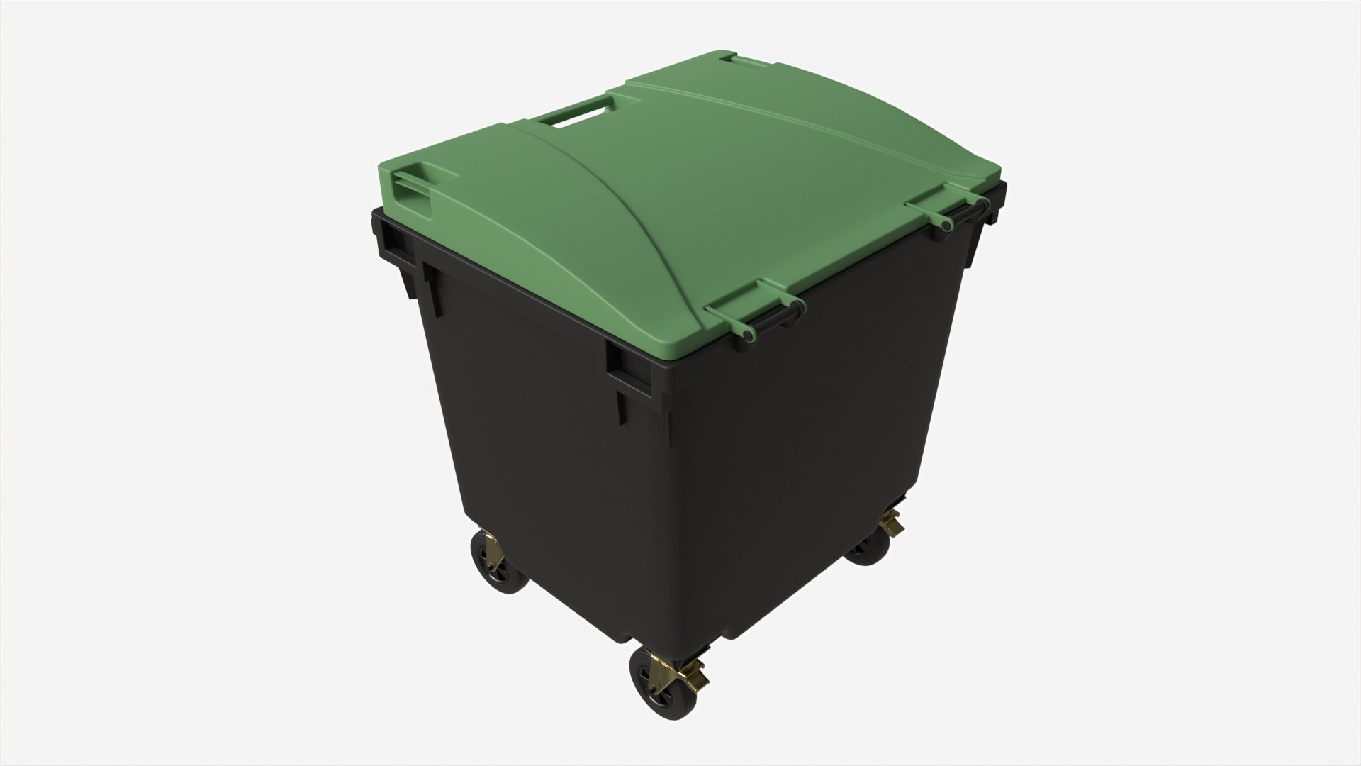 Mobile Waste Container 1100 L 3D - TurboSquid 2094734