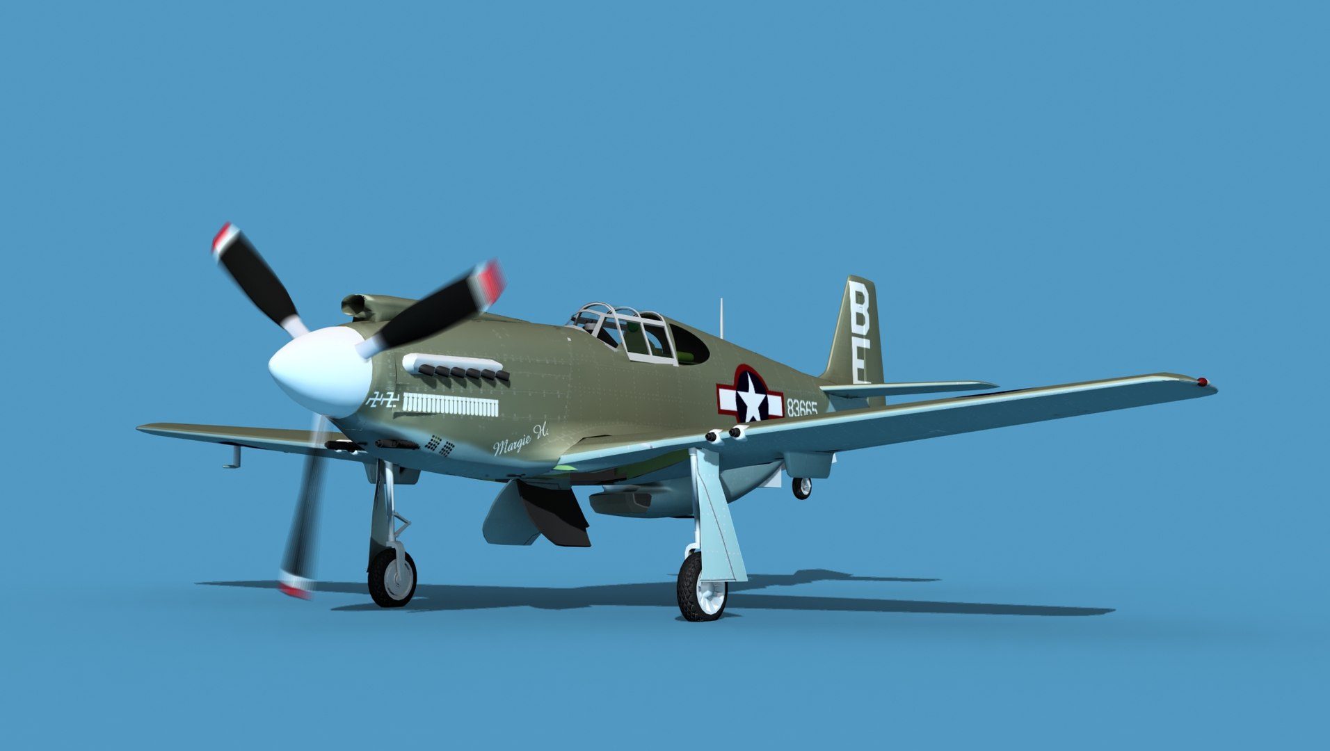 North American A-36A Apache V04 USAAF 3D Model - TurboSquid 1921685