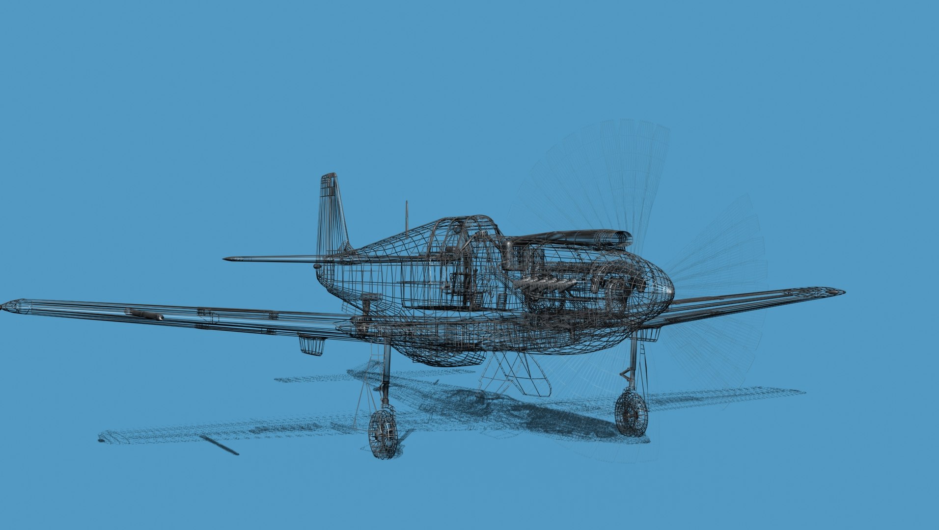 North American A-36A Apache V04 USAAF 3D Model - TurboSquid 1921685