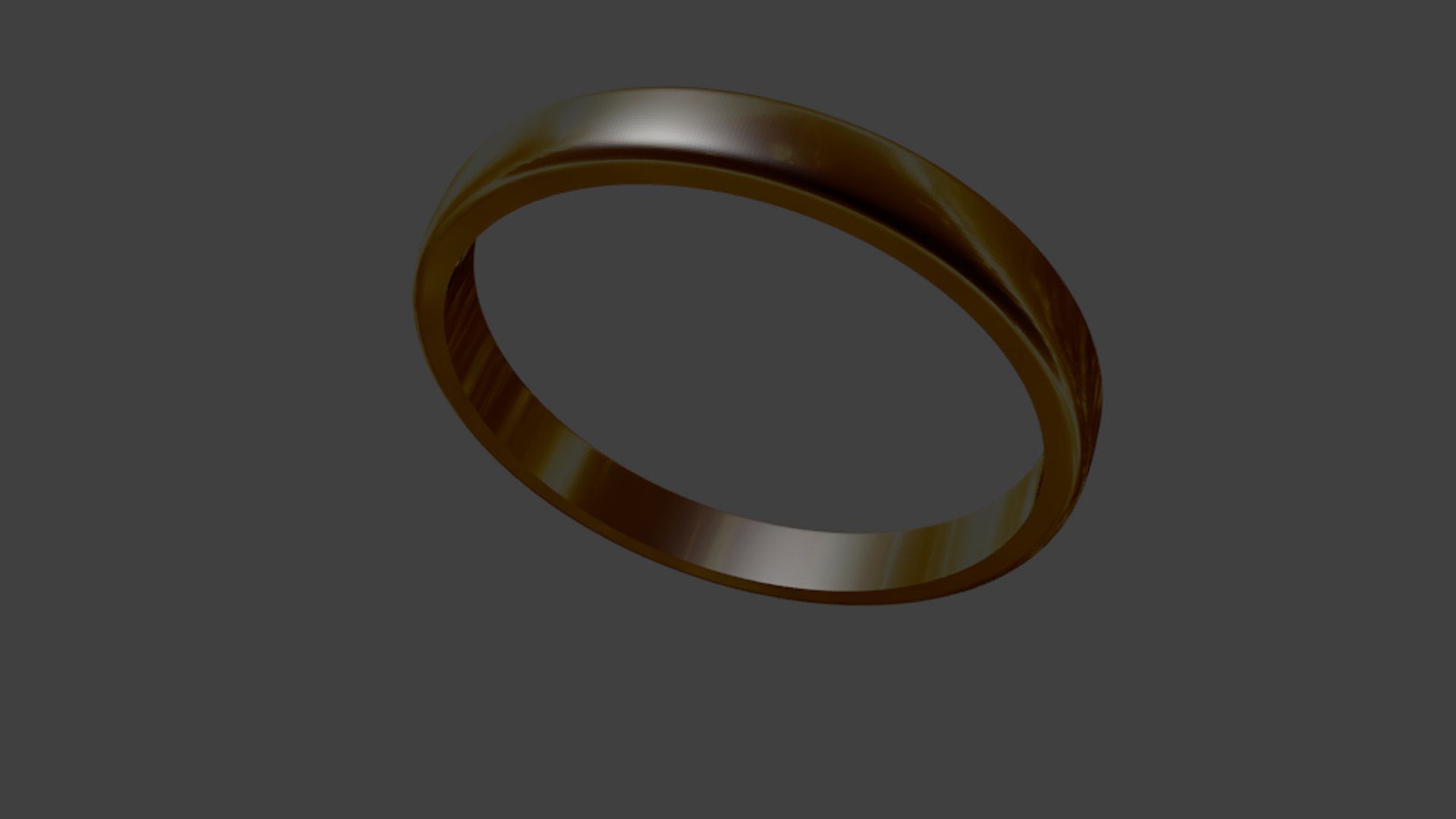 3d Gold Ring