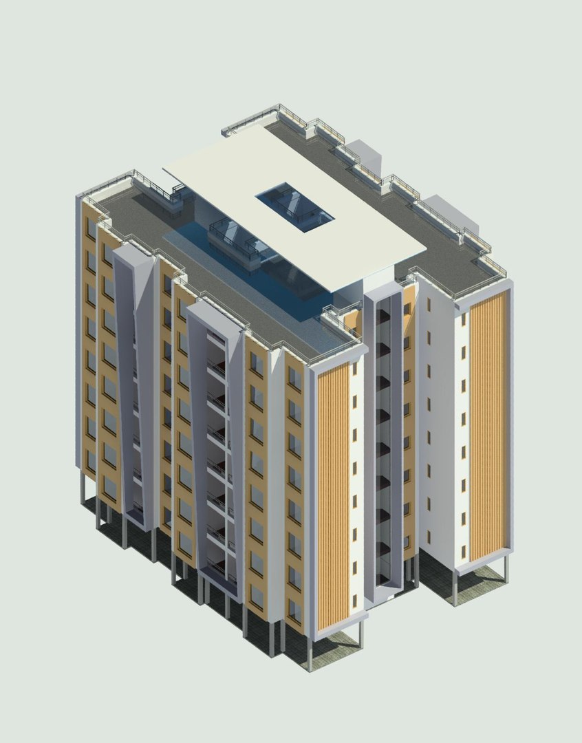 8th Floors Apartment 3D - TurboSquid 1530694