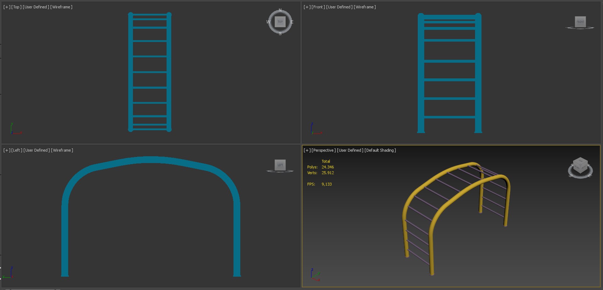 Sports Track Equipment Parkour 3D Model - TurboSquid 1952814