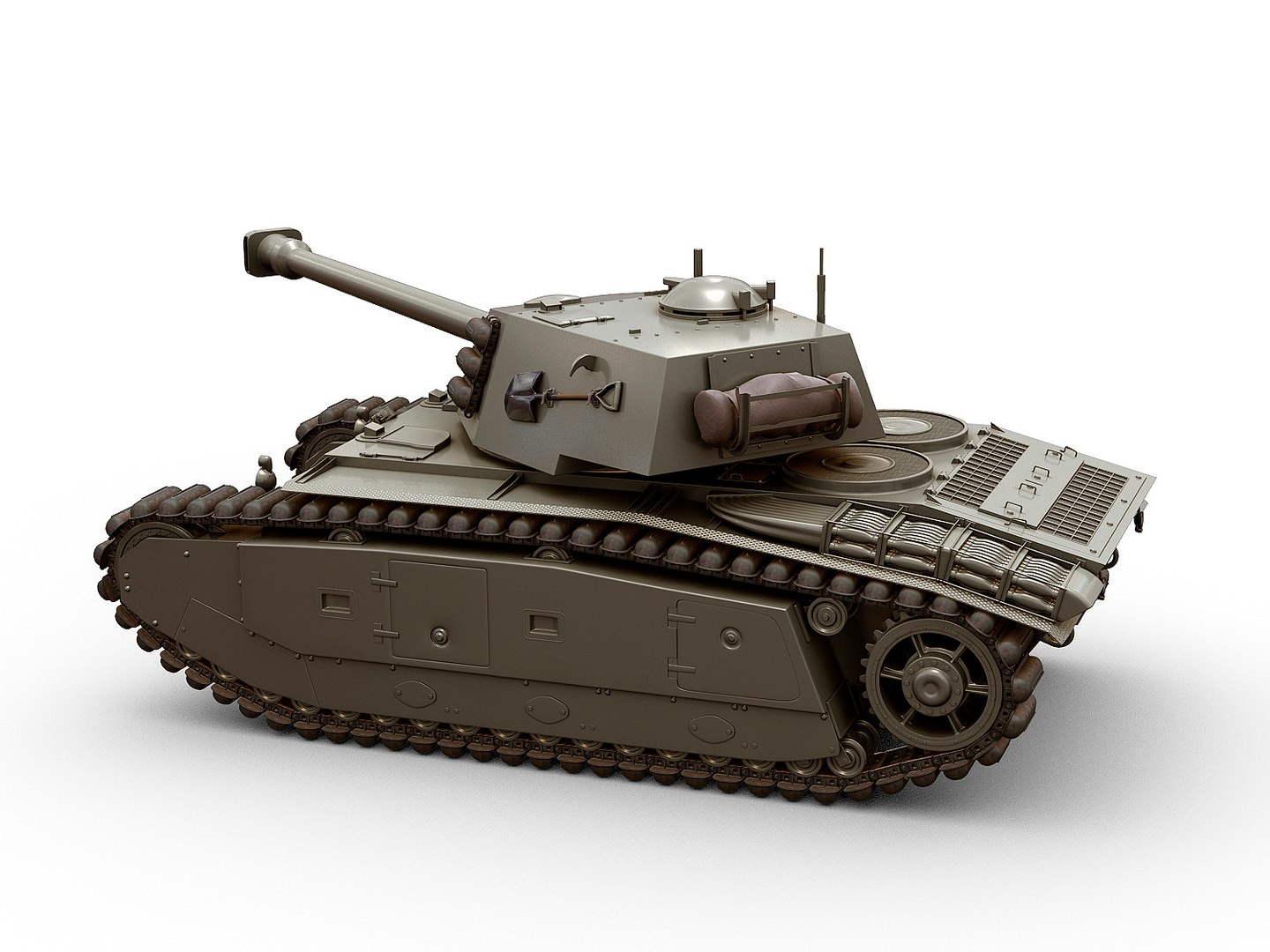 Arl French Tank 3D Model - TurboSquid 1484891