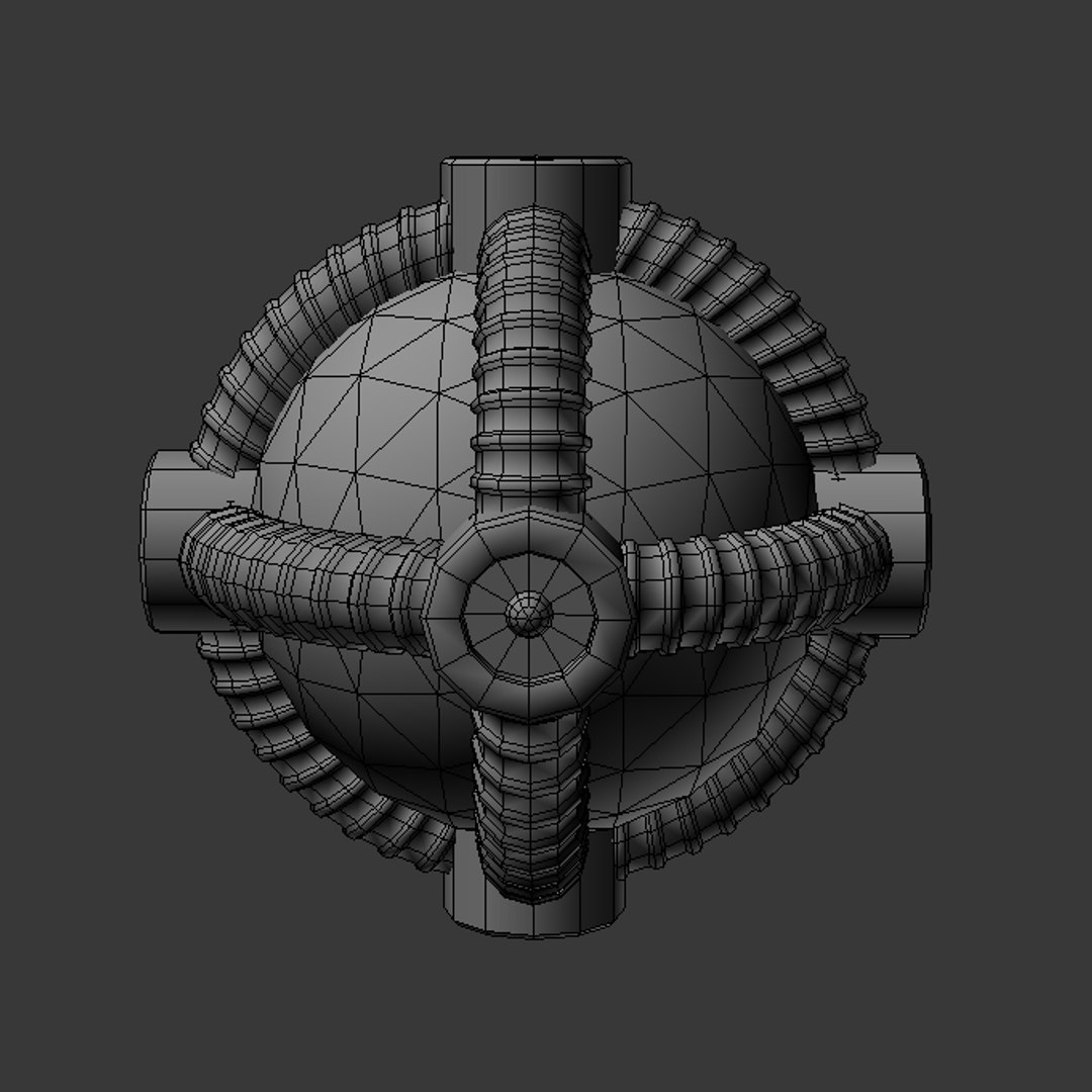 3ds Max Sci-fi Bomb V2