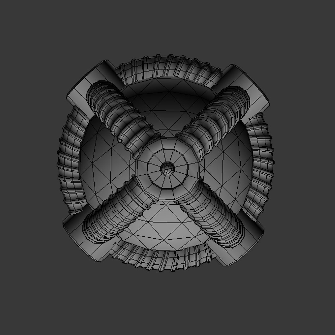 3ds Max Sci-fi Bomb V2