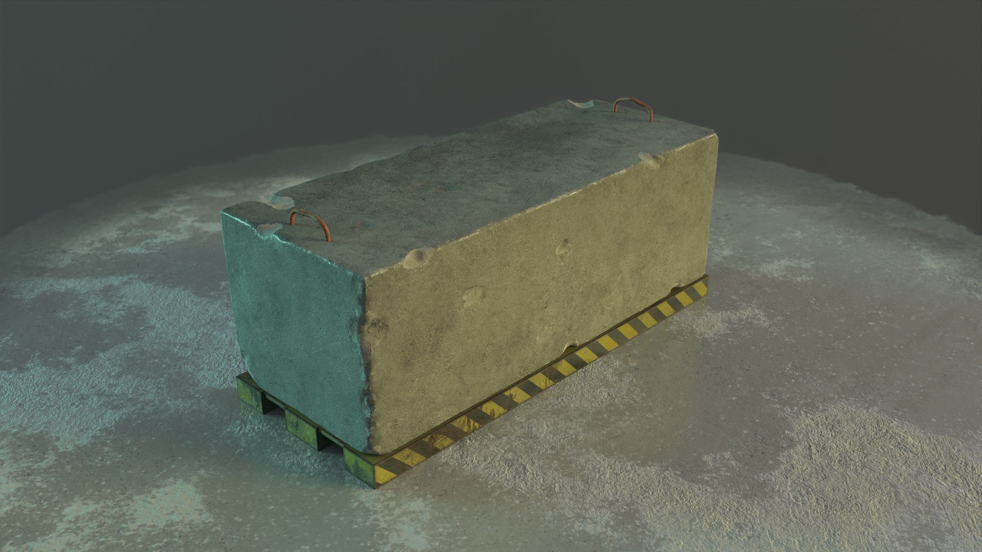 3D Concrete Barrier Prop Model - TurboSquid 2402410