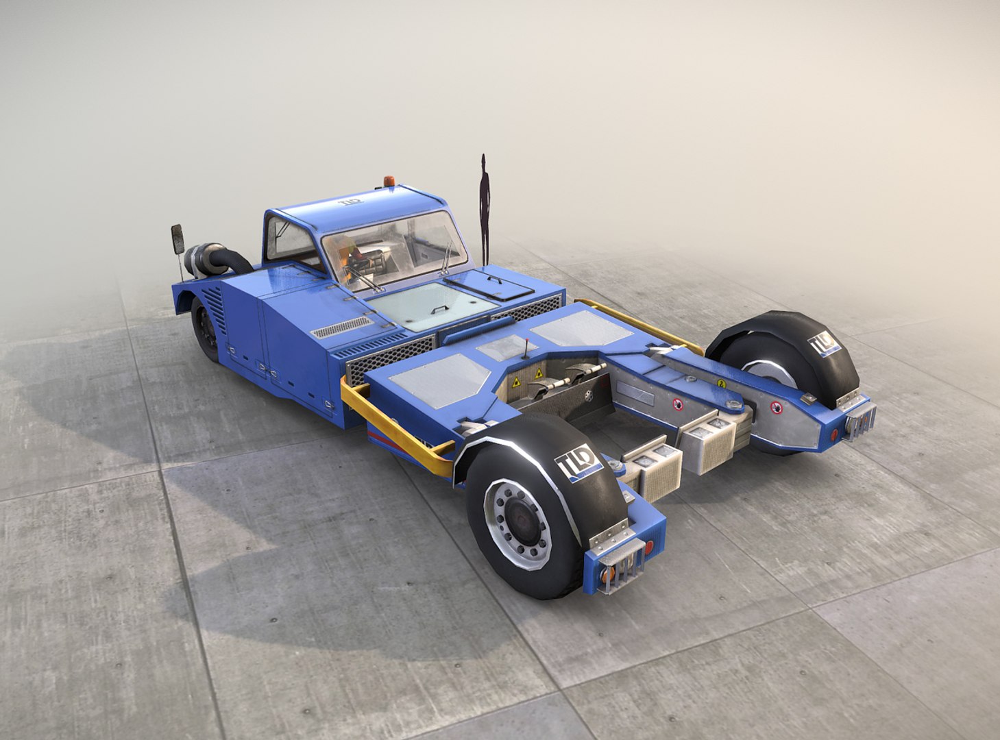 Towbarless Aircraft Tractors Tpx-200-s 3D - TurboSquid 1513656