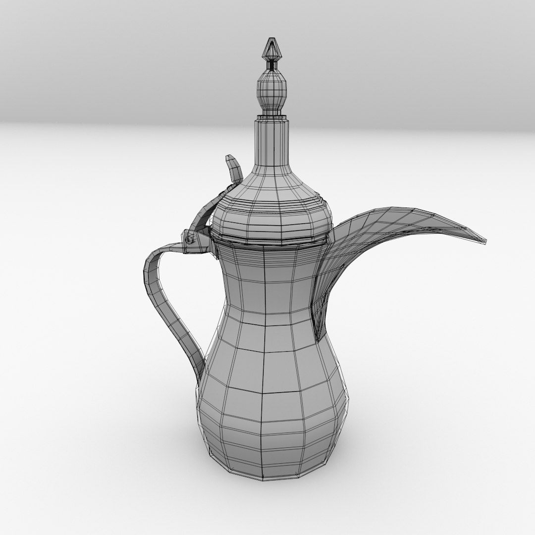 Dallah 3D Model - TurboSquid 1158842