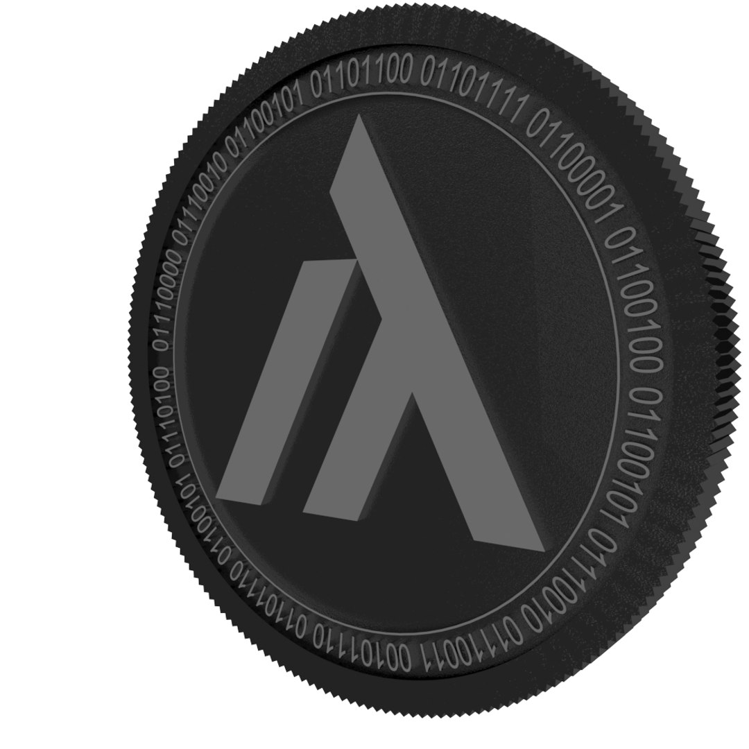 Tera Black Coin 3D Model - TurboSquid 1556595