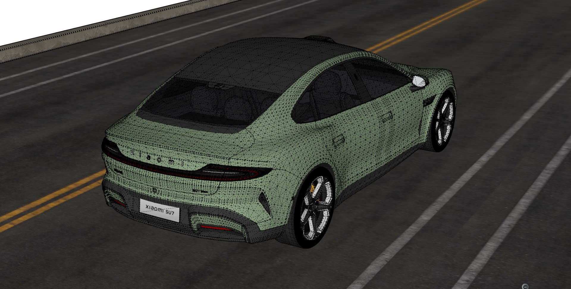 3D Xiaomi Su7 Model - TurboSquid 2226432