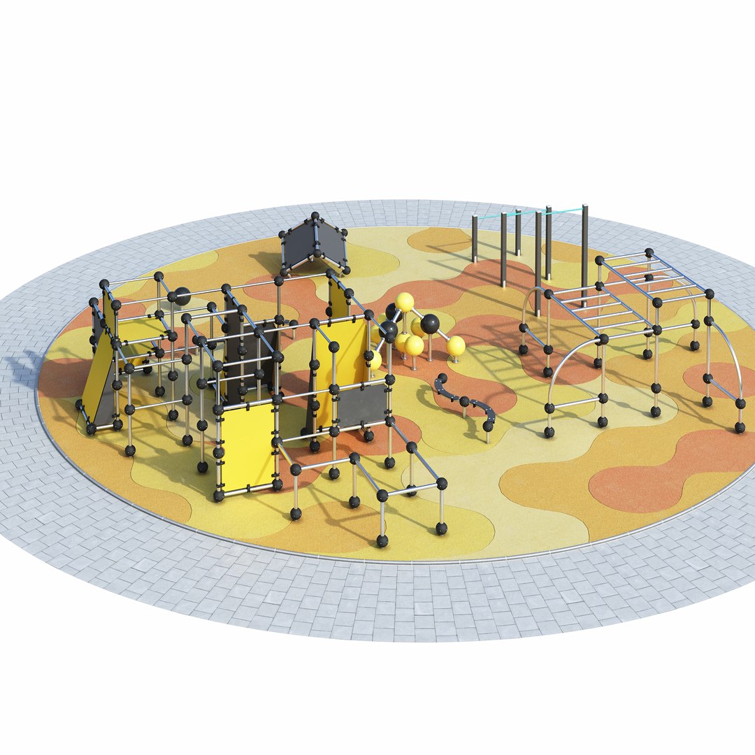 Children playground 3D model - TurboSquid 1644857