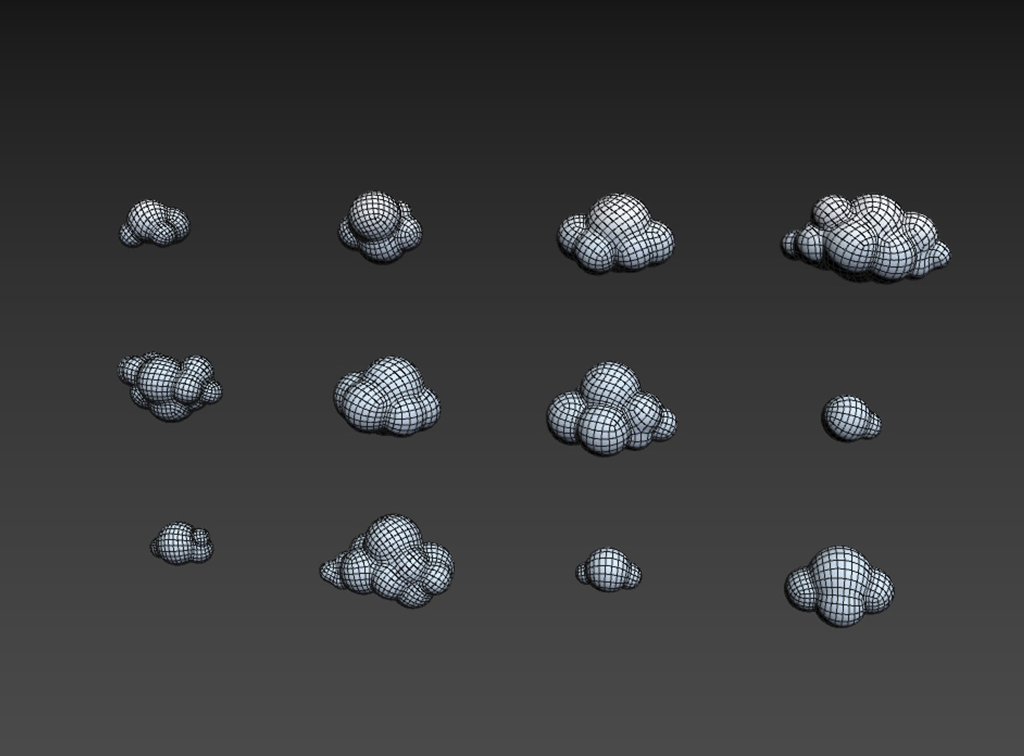 3D Cloud Pack Model - TurboSquid 1508179