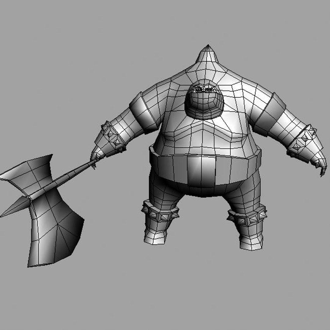 Cartoon Character 3d 3ds