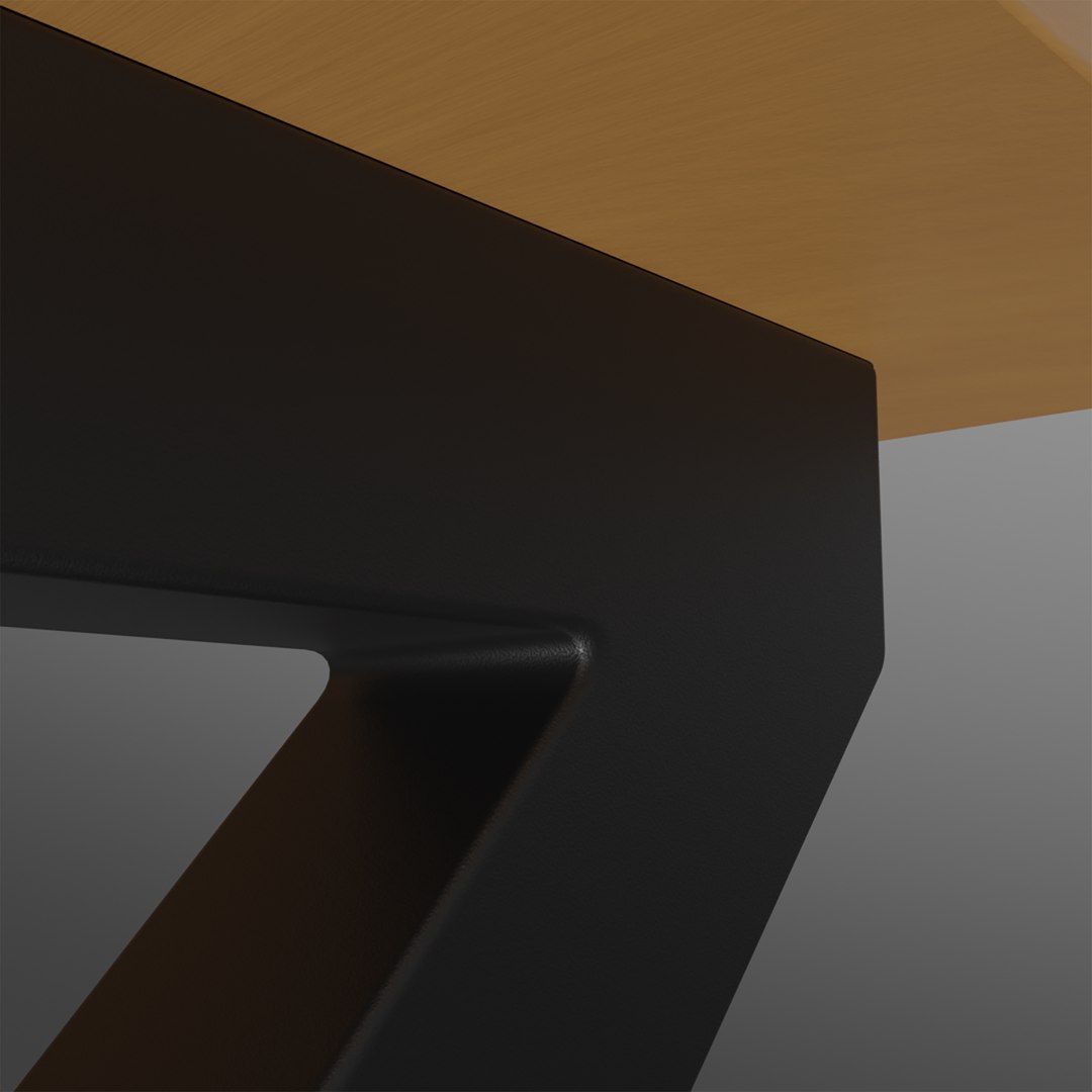 3D Z Shaped Desk - TurboSquid 2204835