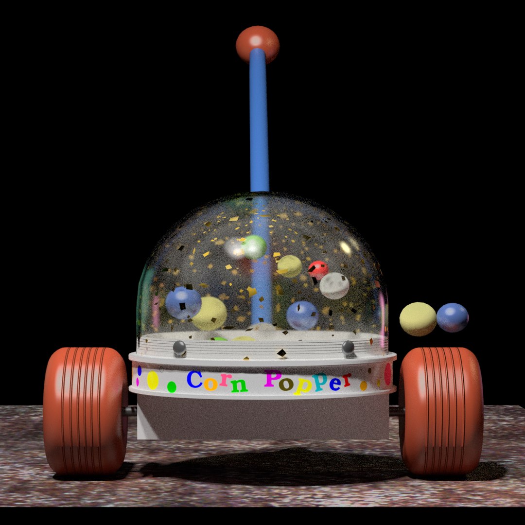 3d Toy Popper Model