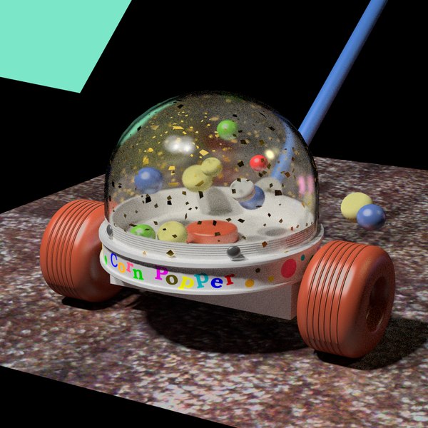 3d toy popper model