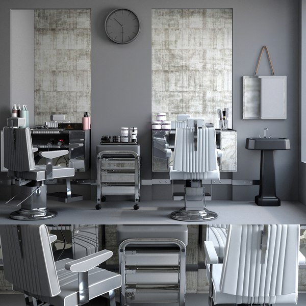 Free 3D Barber-Shop Models | TurboSquid
