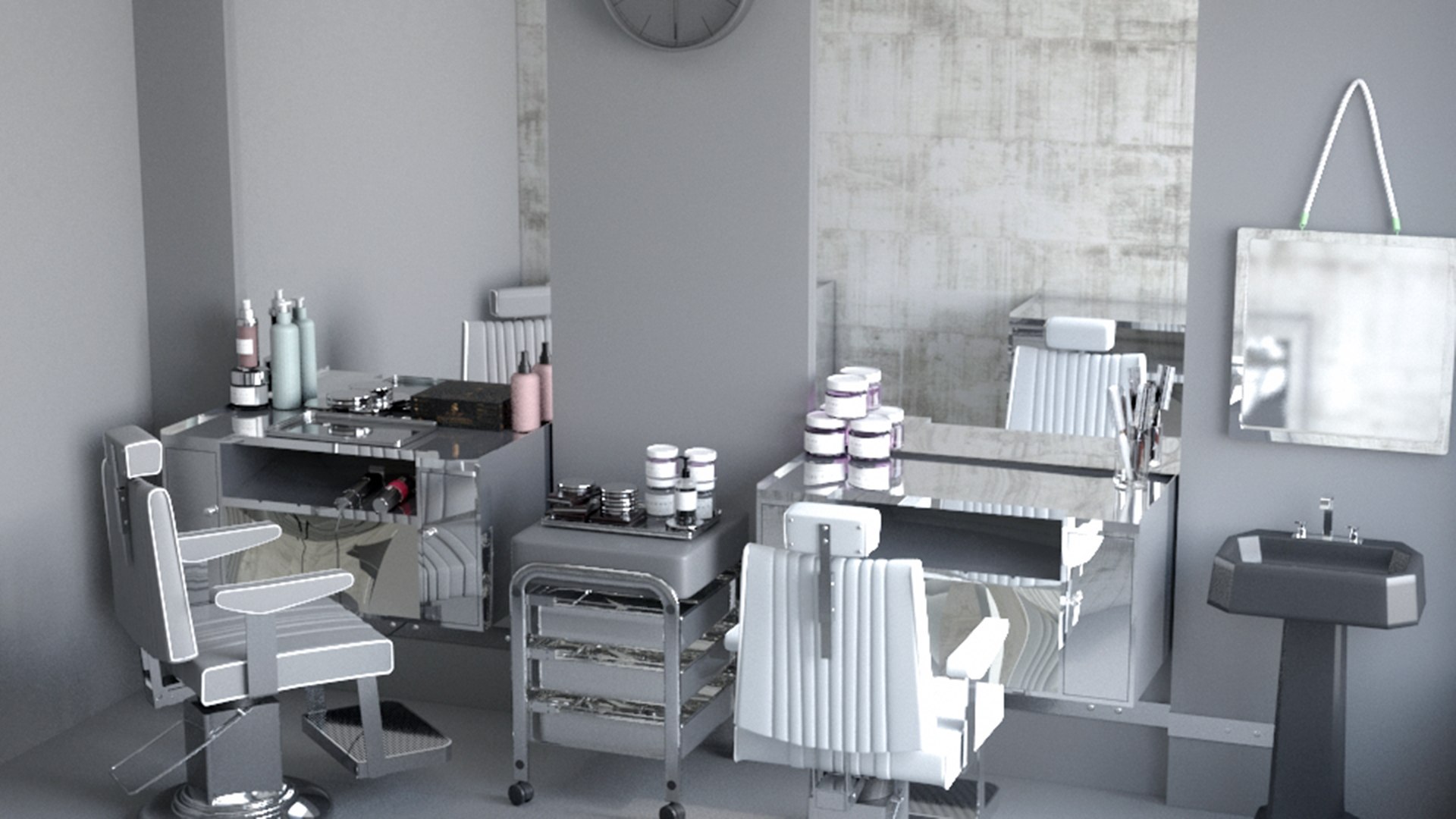 3D Baber Shop 2 - TurboSquid 1877771