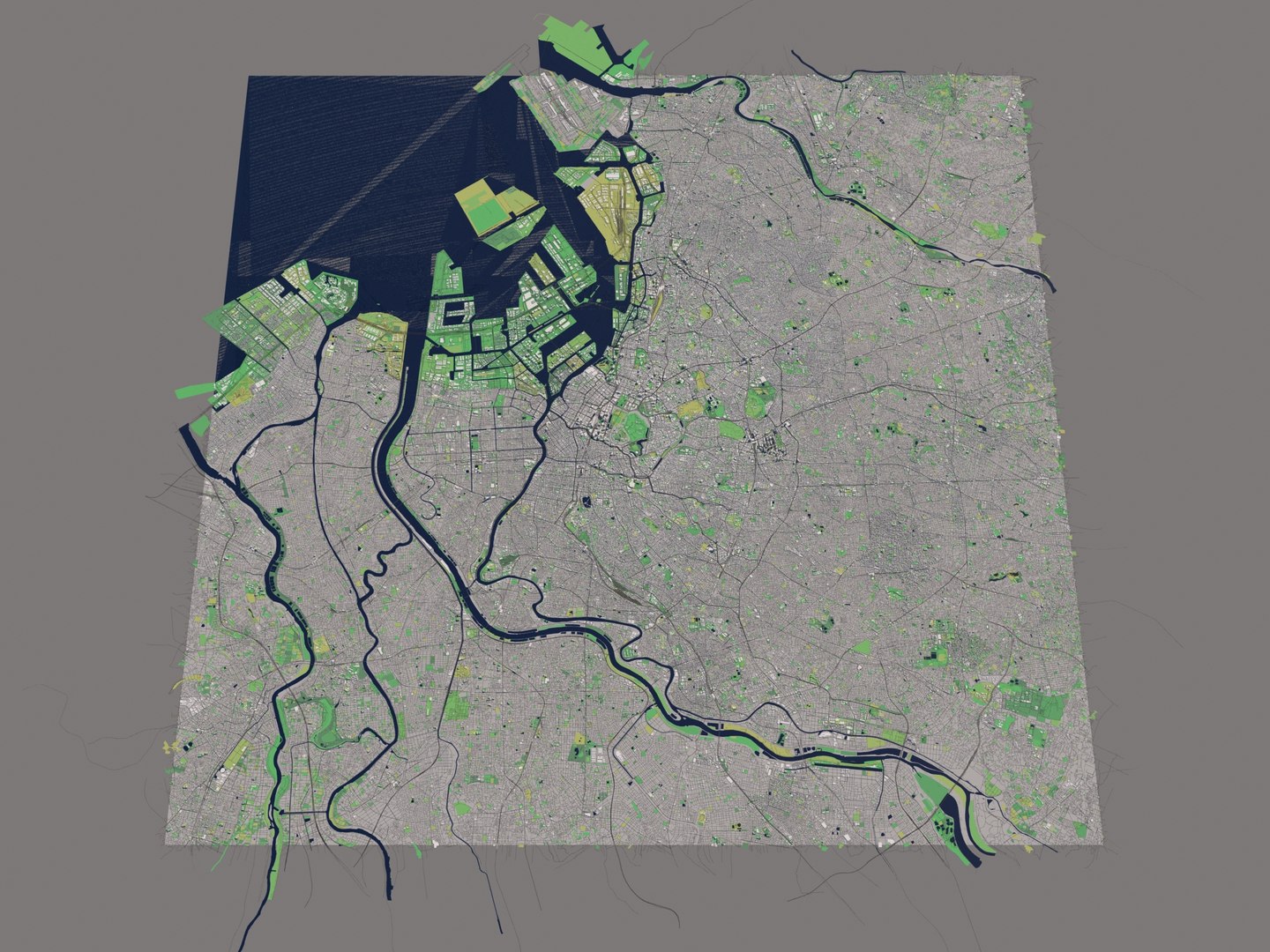 3D Tokyo Maps - TurboSquid 1433965