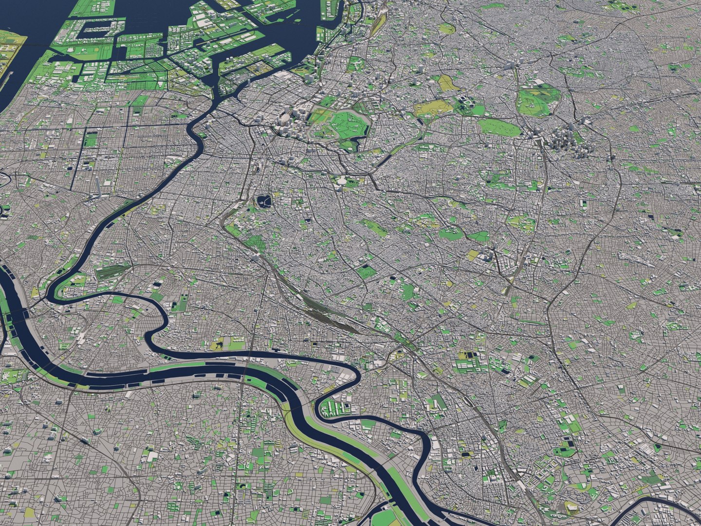 3D Tokyo Maps - TurboSquid 1433965