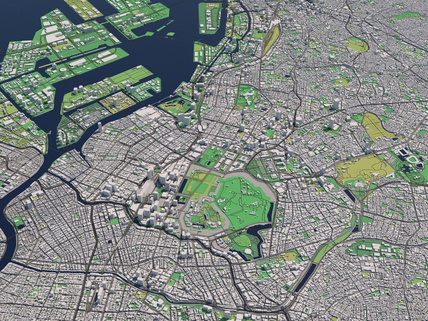 3D Tokyo Maps - TurboSquid 1433965