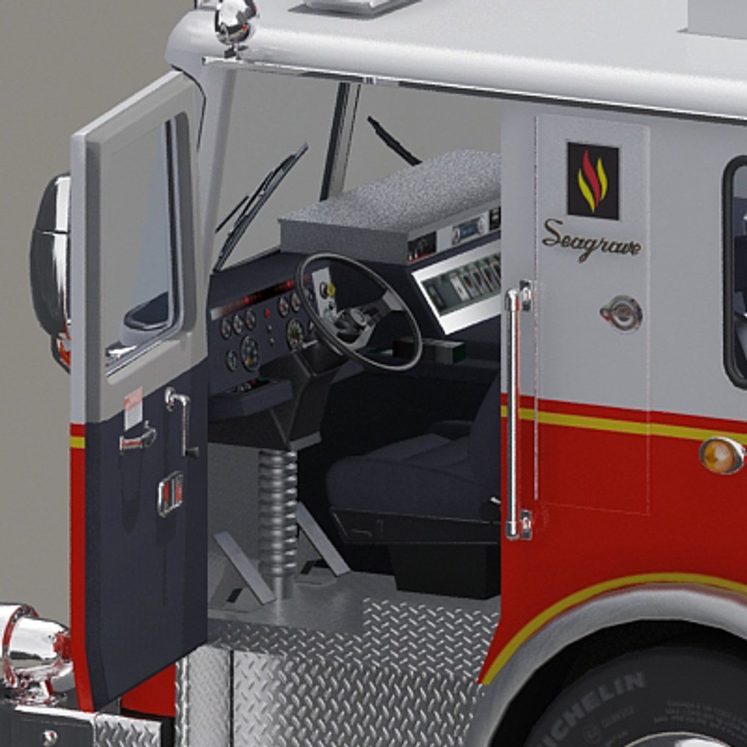 Truck Pumper 3d Model