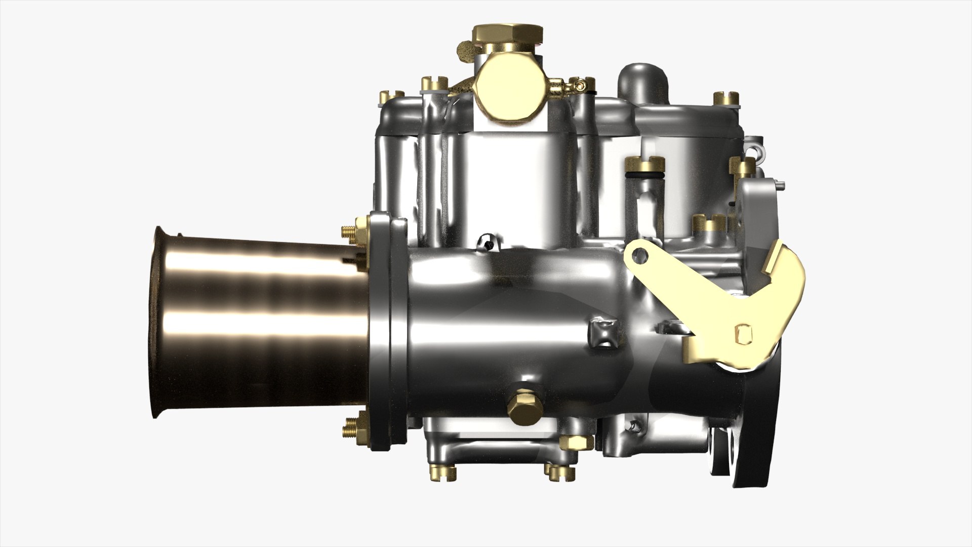 3D Carburetor Weber 45 DCOE Model - TurboSquid 1945145