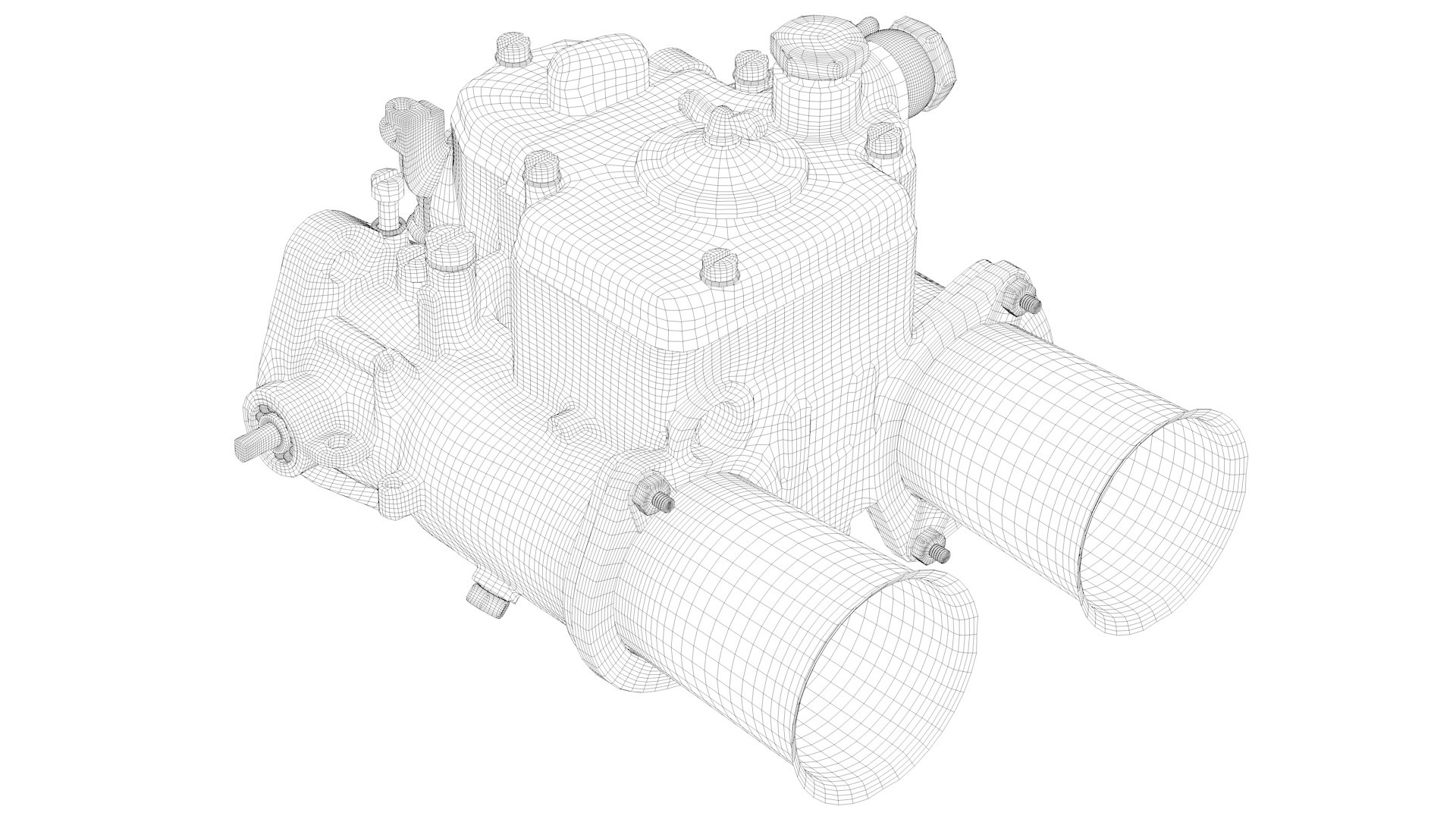 3D Carburetor Weber 45 DCOE Model - TurboSquid 1945145