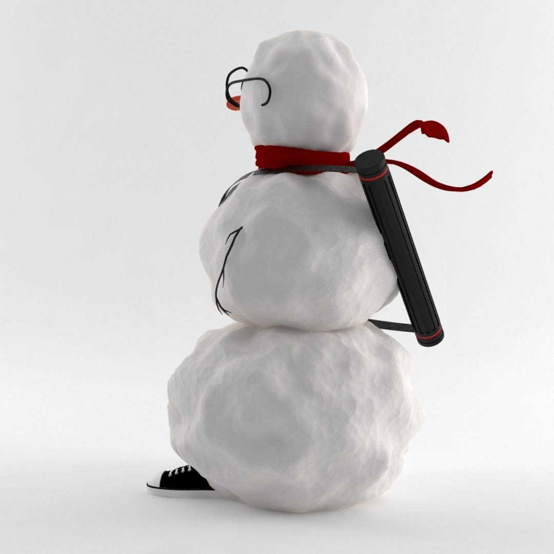 Snowman Snow 3d 3ds