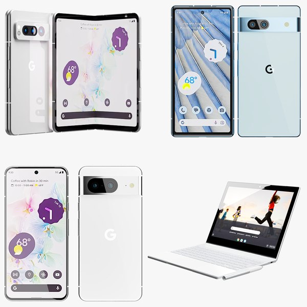 modelo 3d Collection of Google Electronics - TurboSquid 2091624