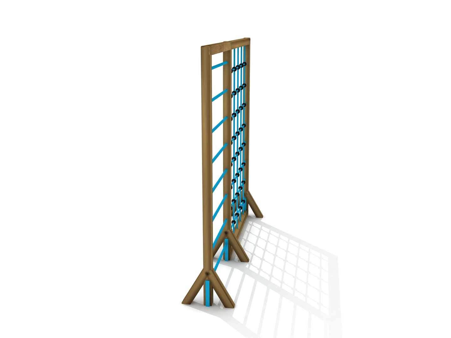 3D wood rope climber play model - TurboSquid 1587757