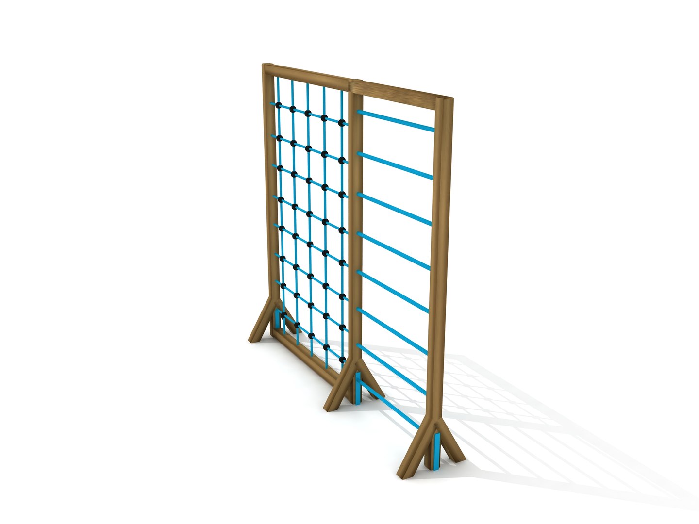 3D wood rope climber play model - TurboSquid 1587757