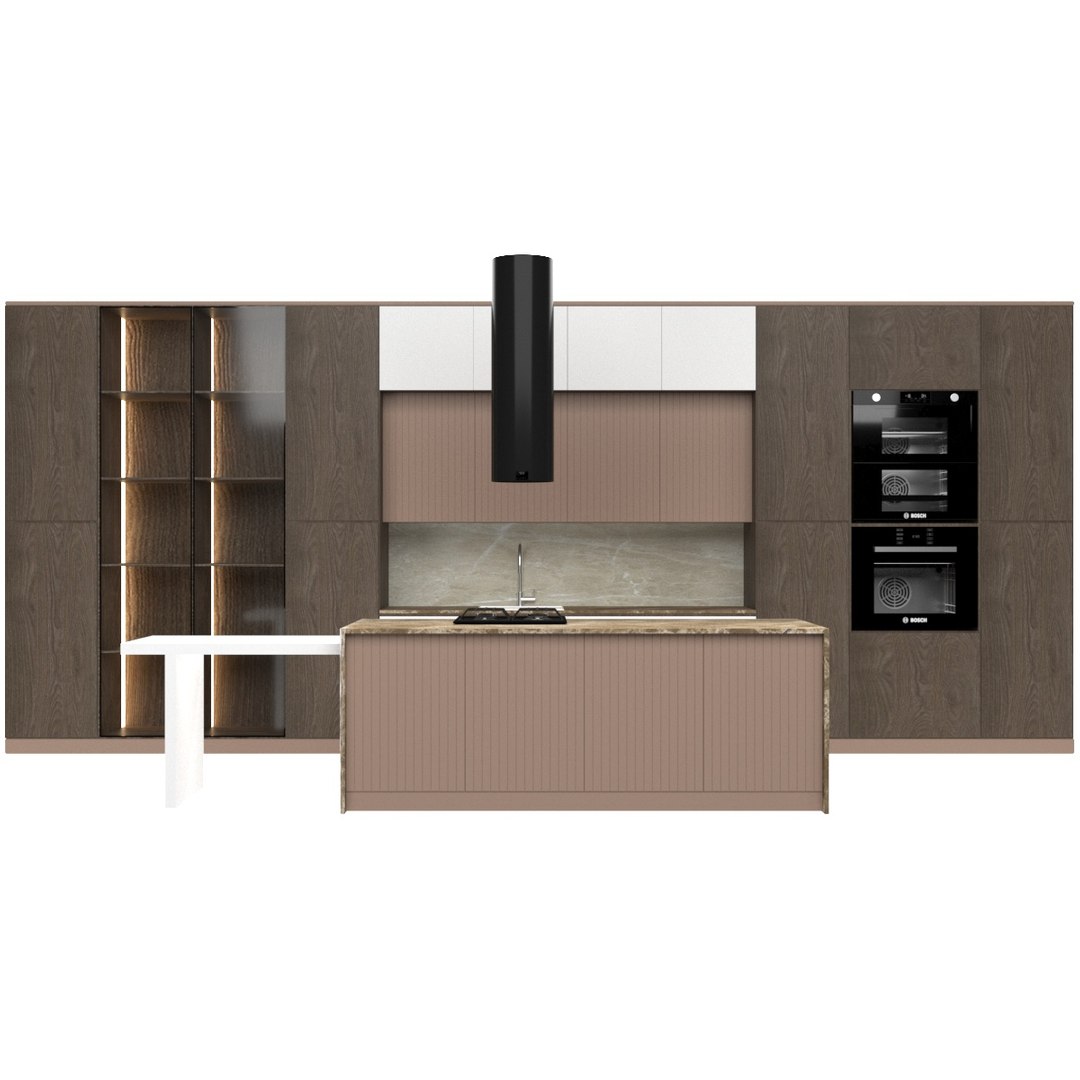 Kitchen Set 001 3D Model - TurboSquid 2156103