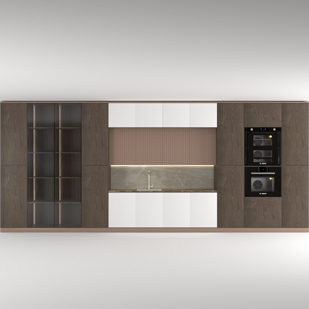 Kitchen Set 001 3D Model - TurboSquid 2156103