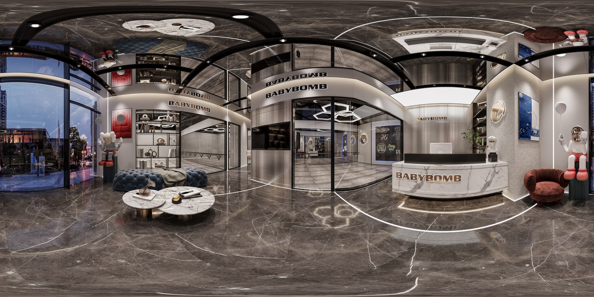 3D Dance Studio Interior - TurboSquid 2078650