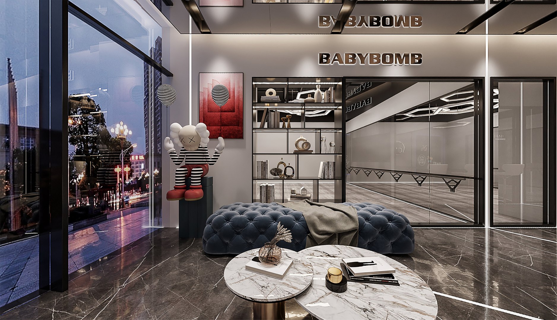 3D Dance Studio Interior - TurboSquid 2078650