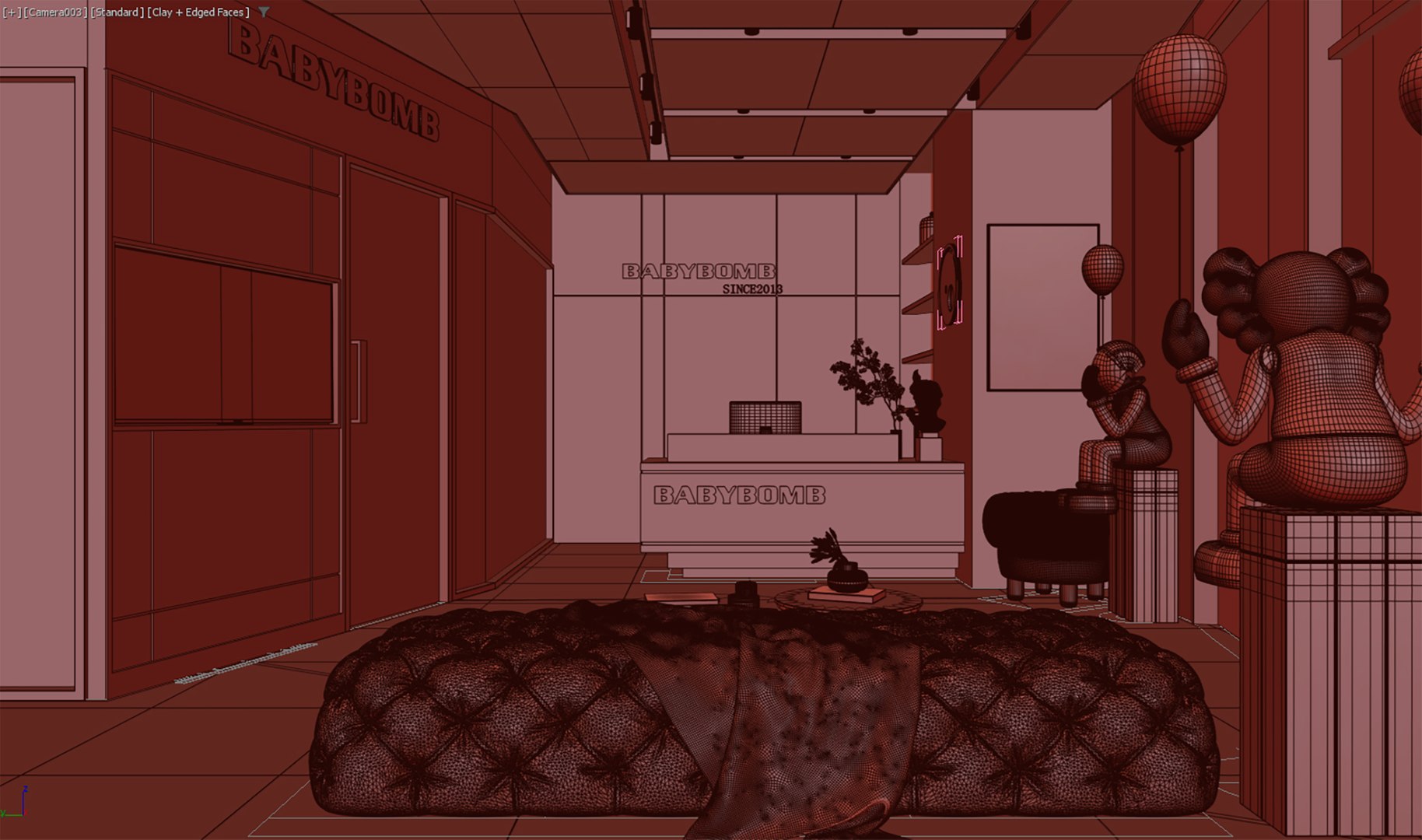 3D Dance Studio Interior - TurboSquid 2078650