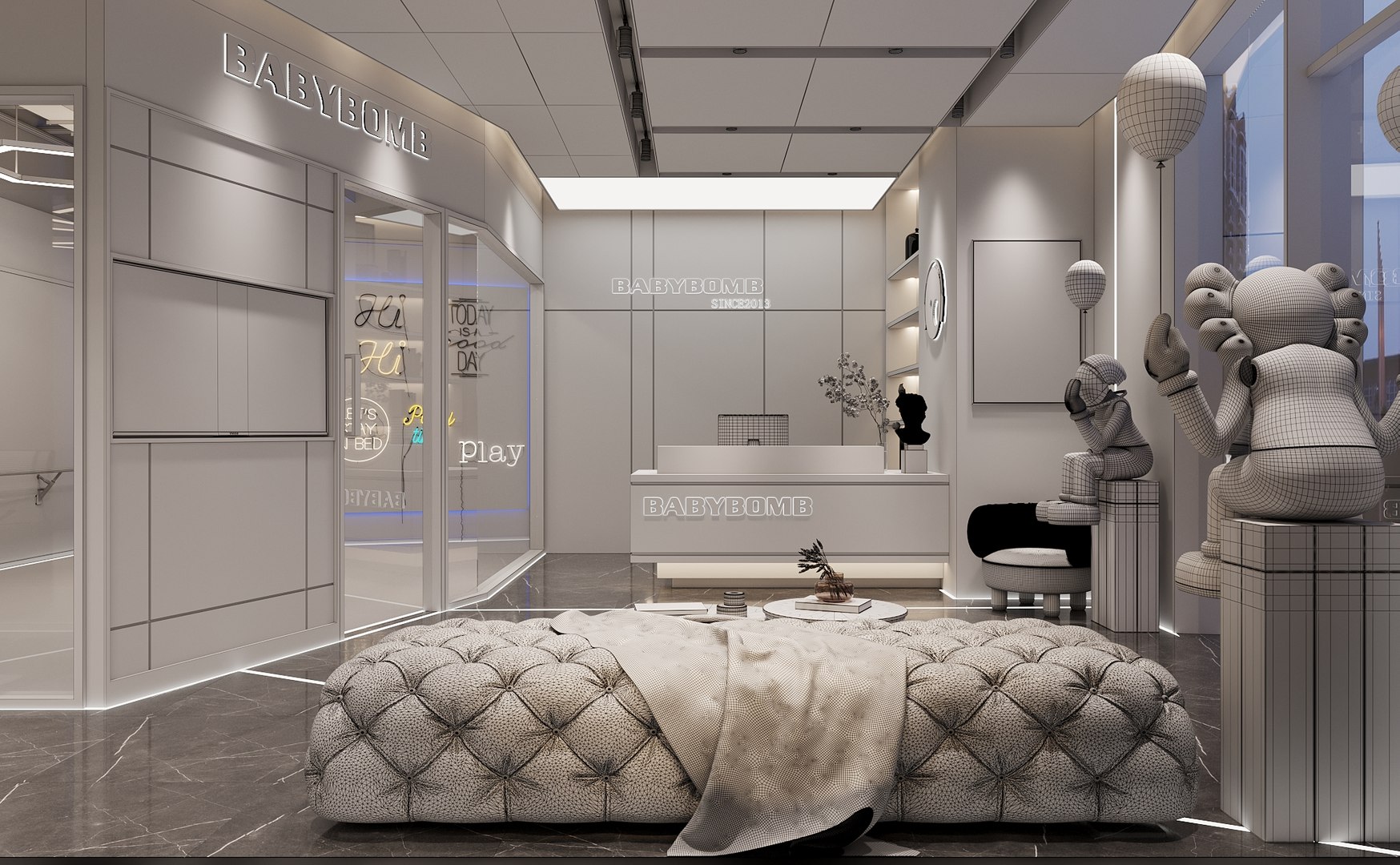 3D Dance Studio Interior - TurboSquid 2078650