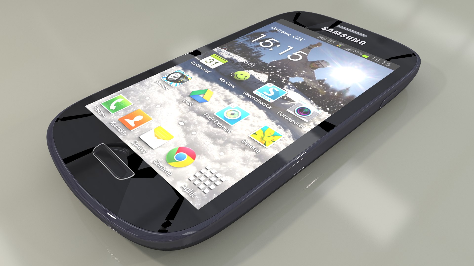 3d model of samsung galaxy s iii