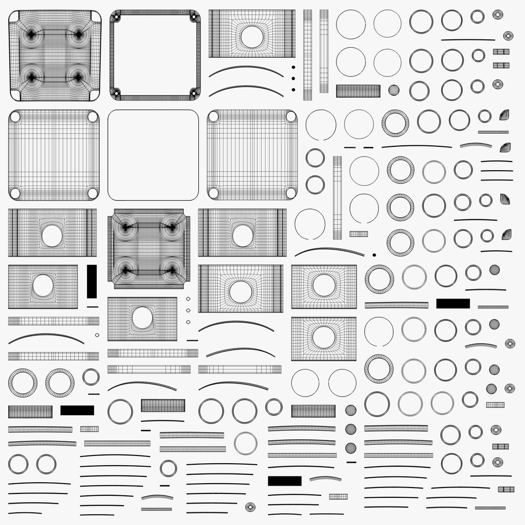 Square Junction Box 1 3D Model - TurboSquid 1863488