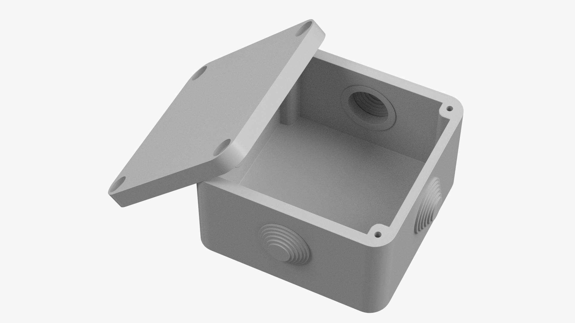 Square Junction Box 1 3D Model - TurboSquid 1863488