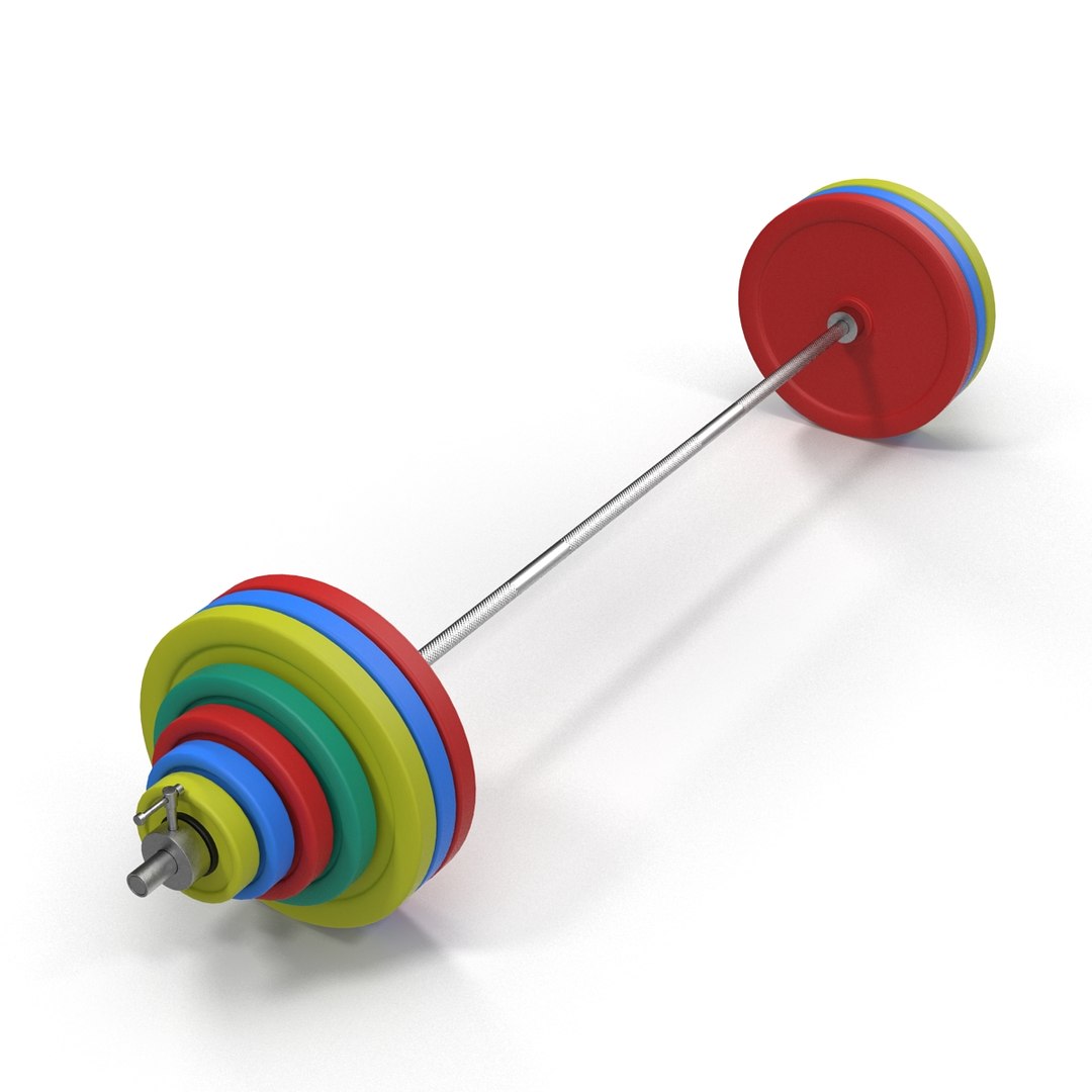 3D Olympic Barbell - TurboSquid 1232983