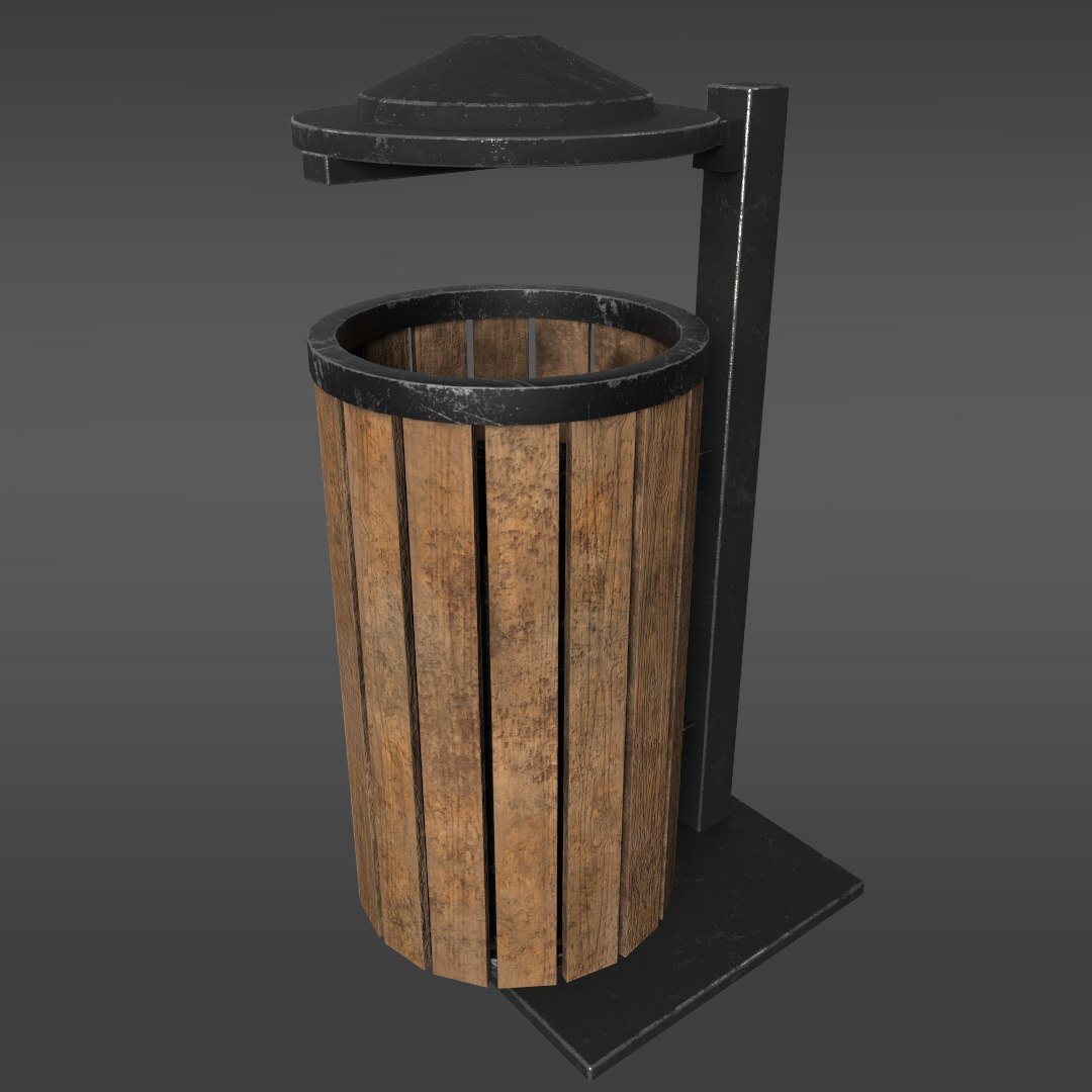 Street Bin 3D Model - TurboSquid 1982684