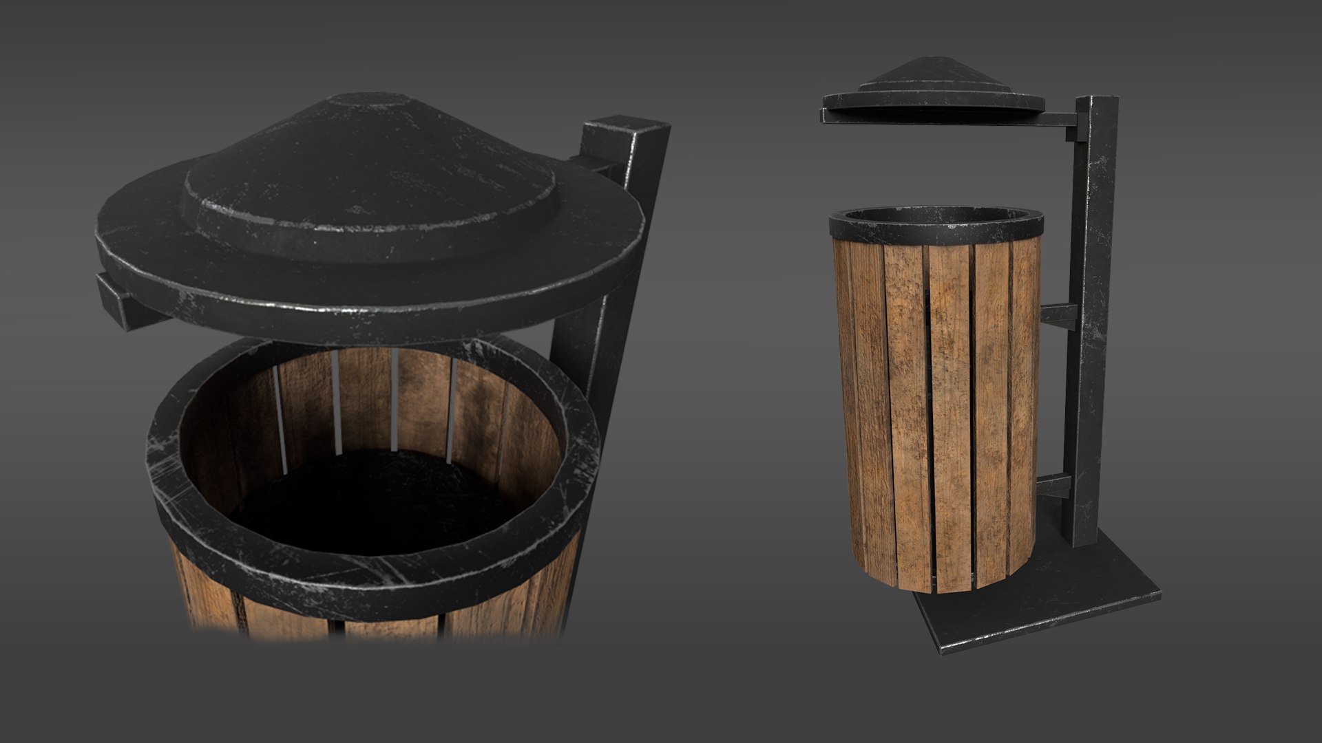 Street Bin 3D Model - TurboSquid 1982684