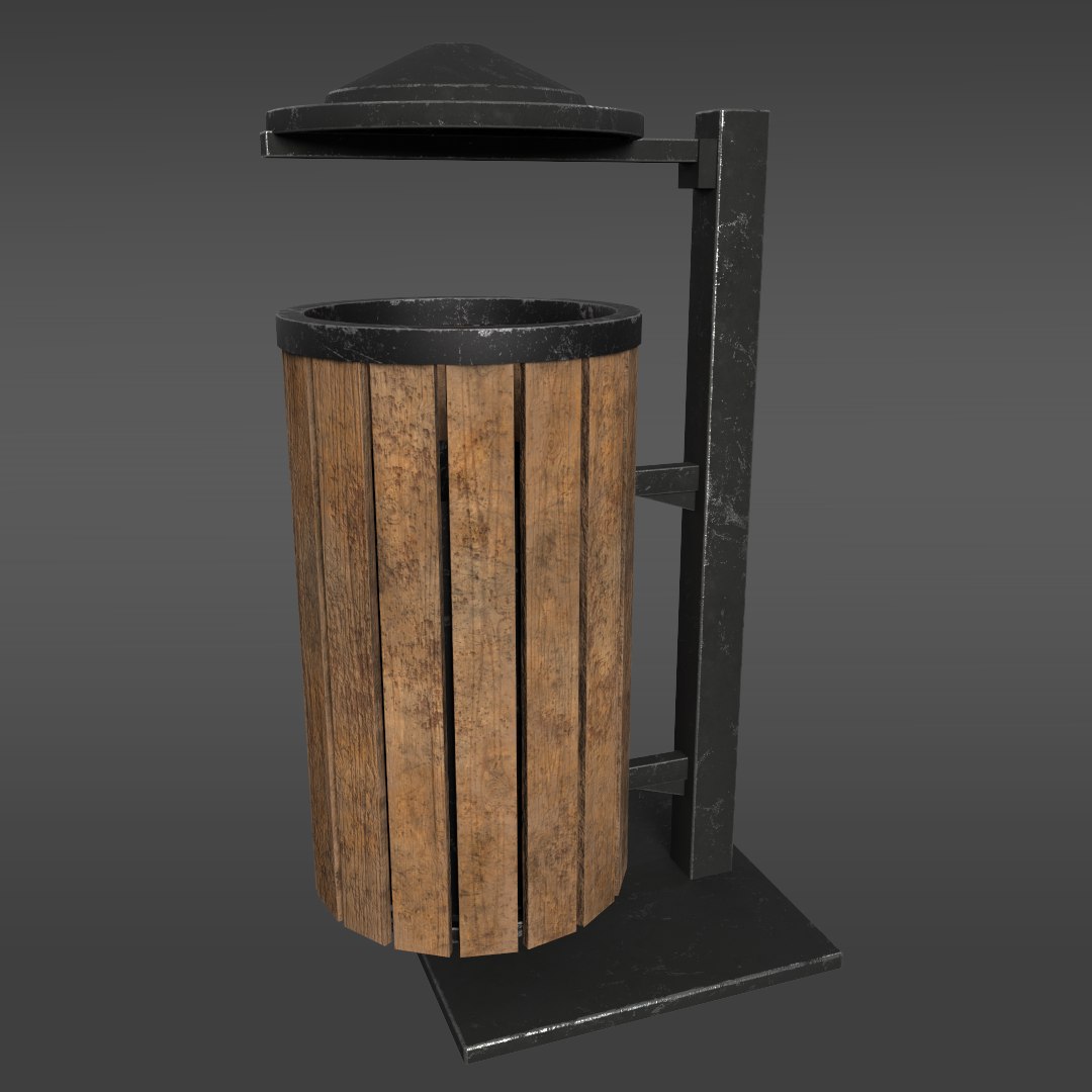 Street Bin 3D Model - TurboSquid 1982684