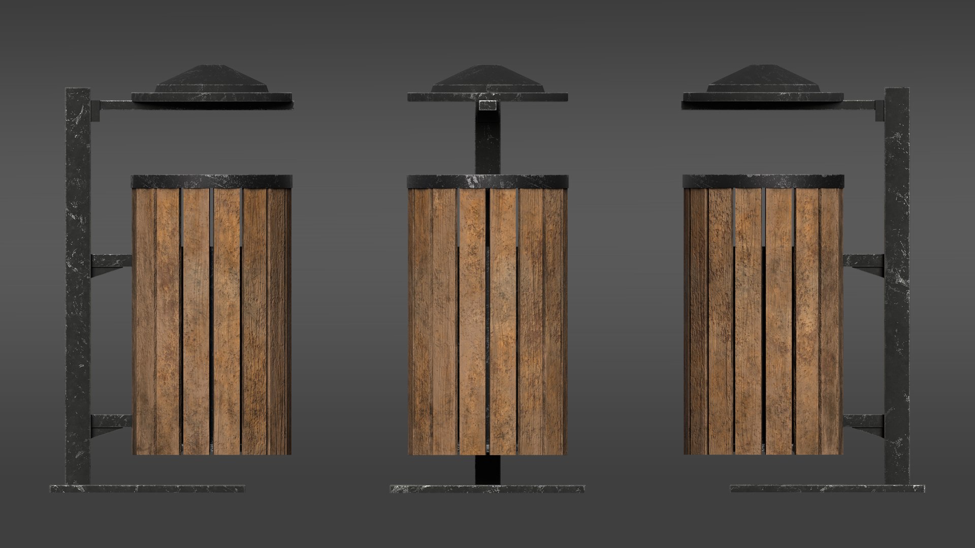 Street Bin 3D Model - TurboSquid 1982684