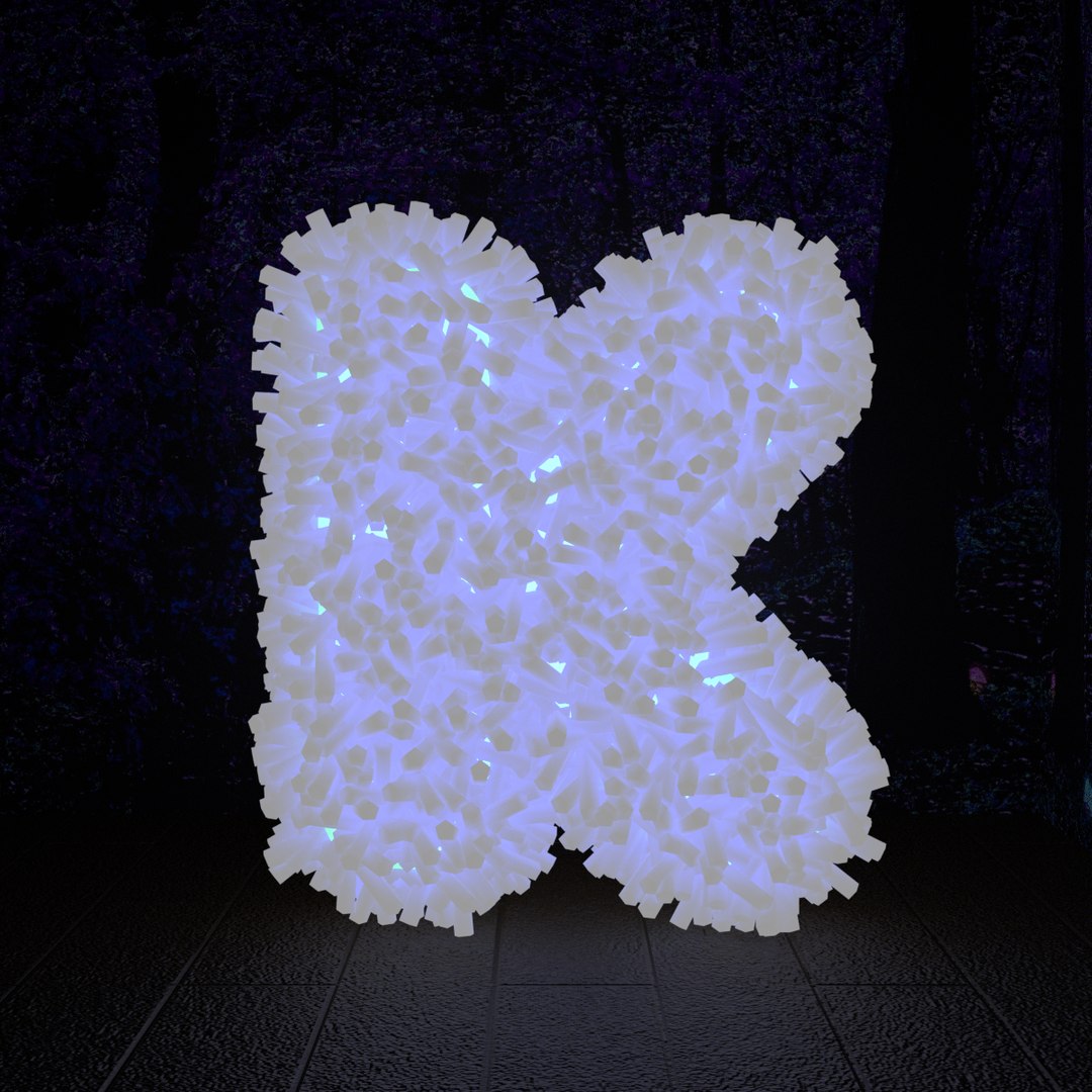 3D Light Letter Model - TurboSquid 1638431