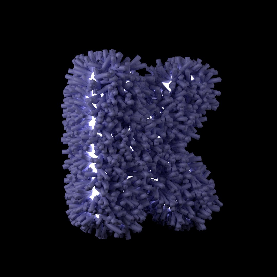 3D Light Letter Model - TurboSquid 1638431