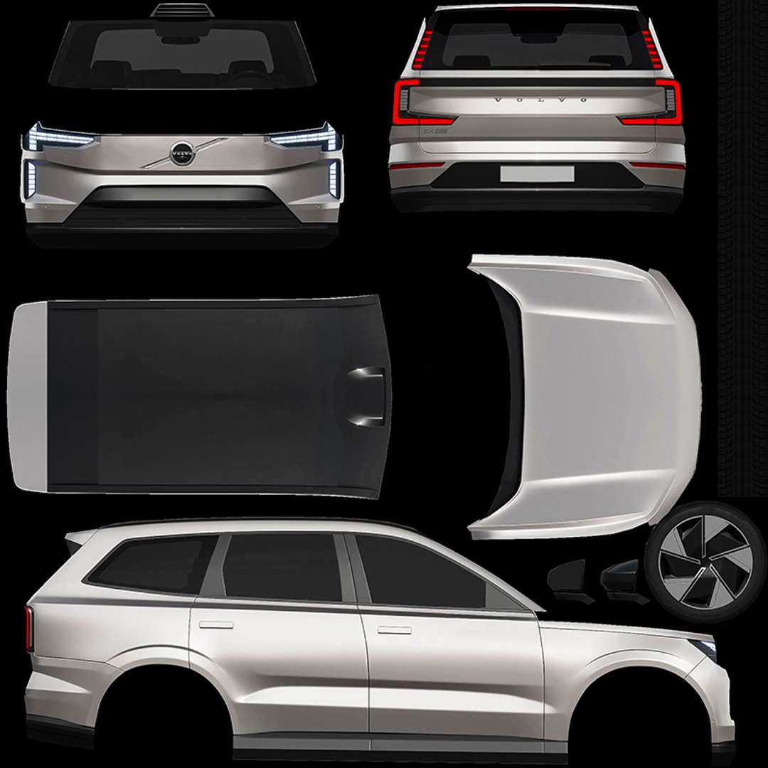 Volvo EX90 2024 3D Model - TurboSquid 2185404