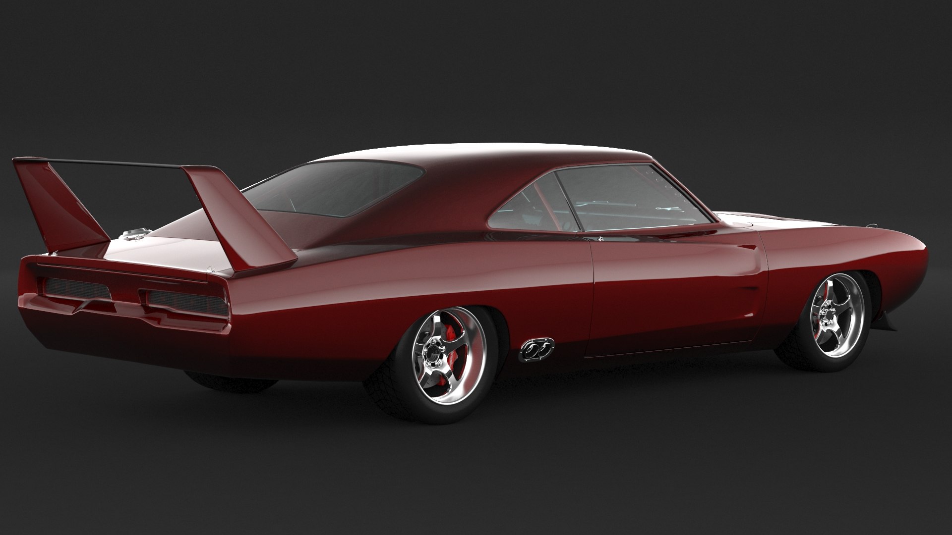 Dodge Charger Daytona 3d Model Turbosquid 1757915